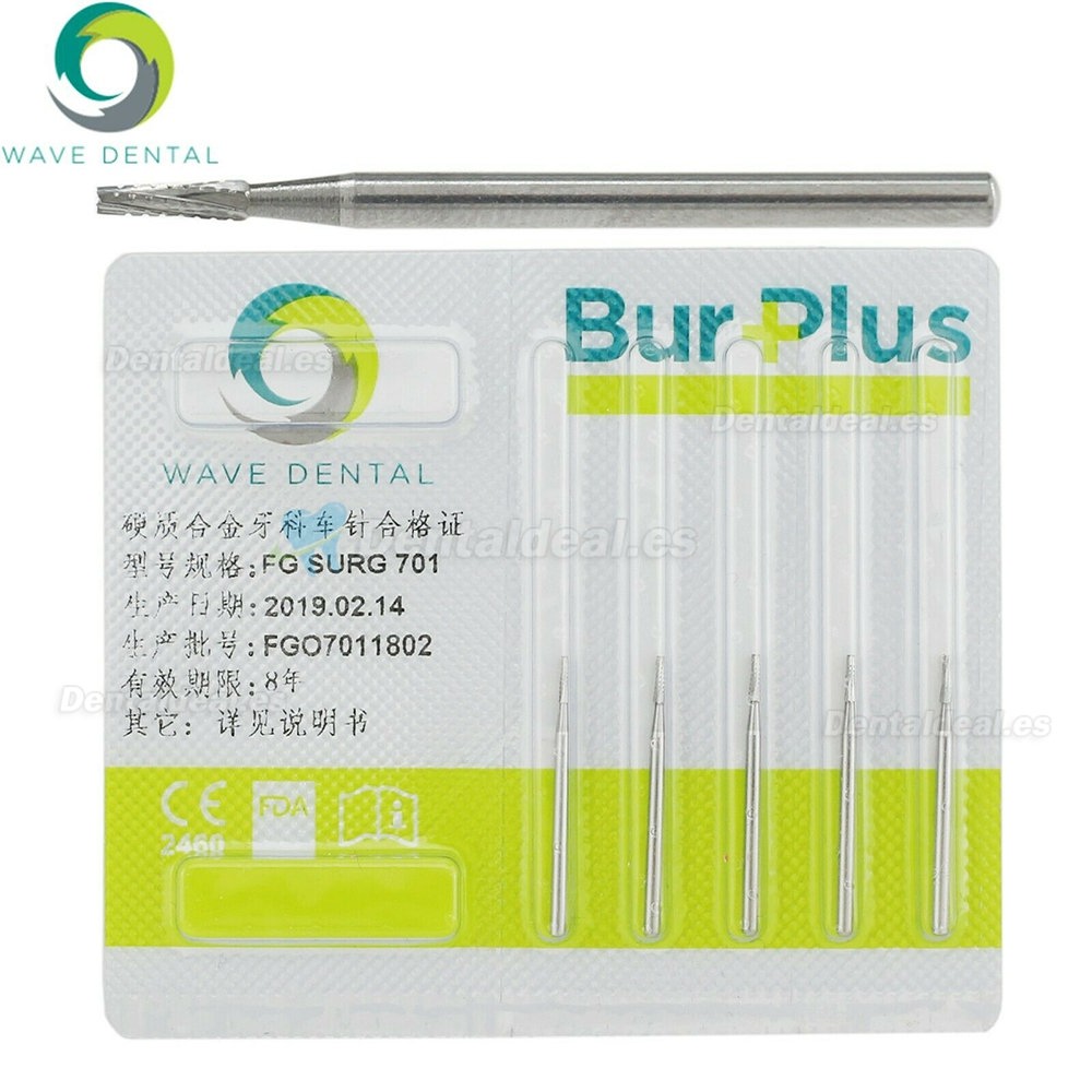 Comprar 10 Pcs FG longitud quirúrgica 700, 701, 702, 703 fresas de ...